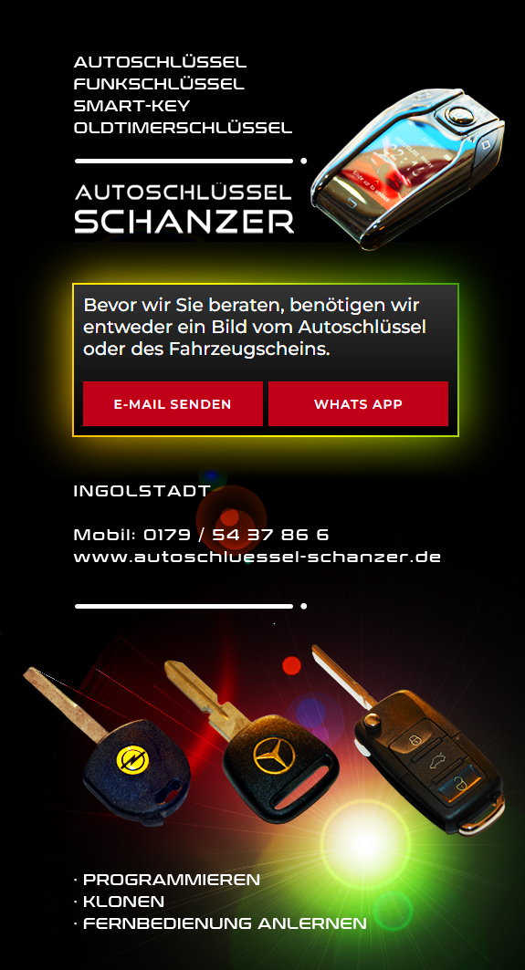 Autoschlüssel Schanzer - Autoschlüsselservice